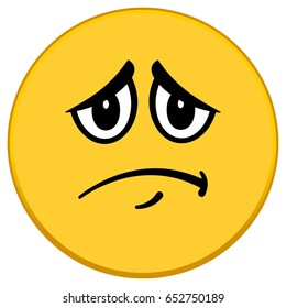 Hoping Emoticon Stock Vector (Royalty Free) 695807599 | Shutterstock