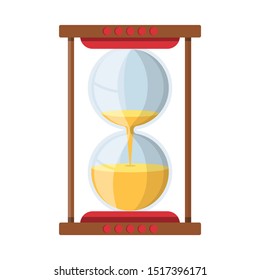 Vector Illustration Sandglass Timer Logo Graphic Stock Vector (Royalty ...