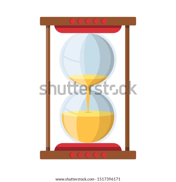 Vector Illustration Sandglass Timer Logo Graphic Stock Vector (Royalty ...