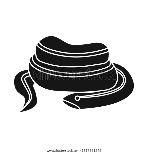 Vector Illustration Serpent Red Symbol Web Stock Vector (Royalty Free ...