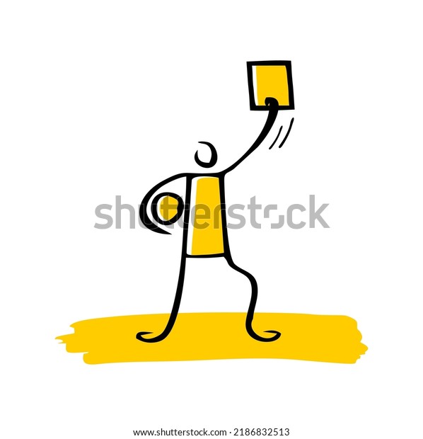 Vector Illustration Set Stickman Stick Figure Stock Vector (Royalty ...