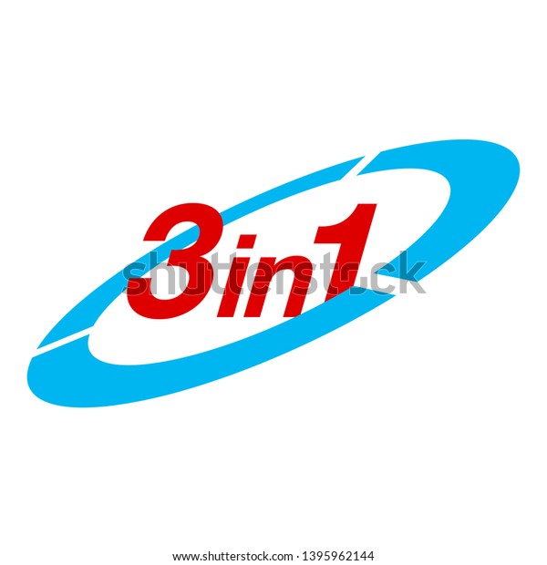 Vector Illustration Sign Numbers Three One Stock Vector (Royalty Free ...