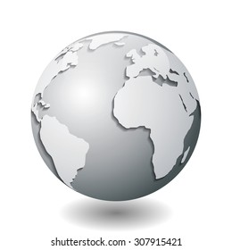 7,858 Silver globe earth Images, Stock Photos & Vectors | Shutterstock