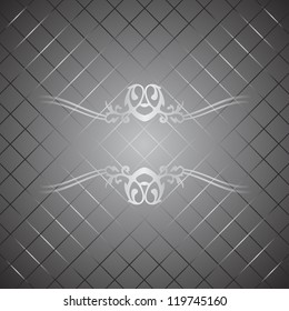 Vector Illustration Silver Luxury Background Stock Vector (Royalty Free ...