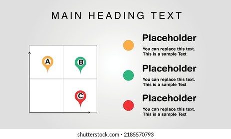 Vector Illustration Simple Quadrants Design Infographic Stock Vector ...