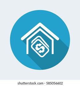 Vector Illustration Single Isolated Money Icon Stock Vector (Royalty ...