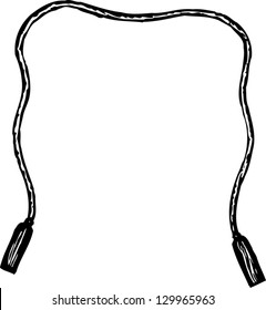 Vector Illustration Skip Rope Stock Vector (Royalty Free) 129965963 ...