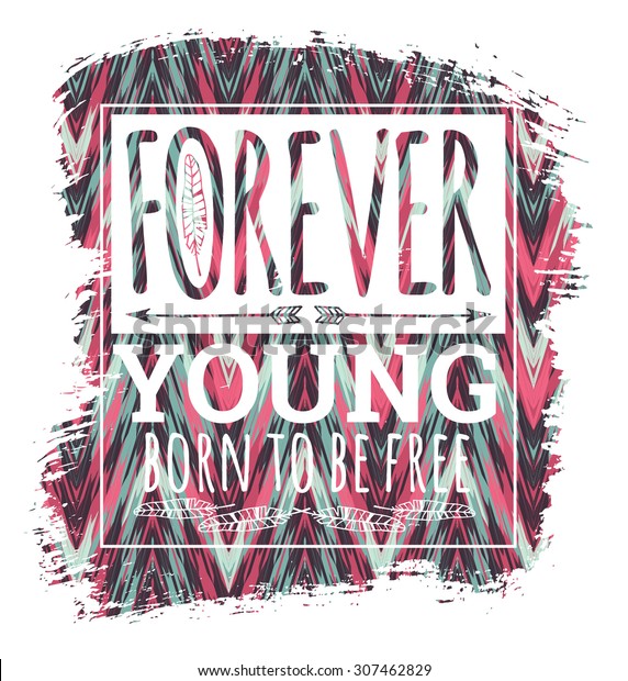 Vector Illustration Slogan Tshirts Posters Card Stock Vector (Royalty ...