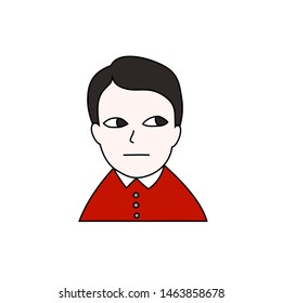 Vector Illustration Sly Kid Boy Stock Vector (Royalty Free) 1463858678 ...