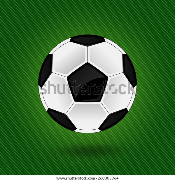 Vector Illustration Soccer Ball Stock Vector (Royalty Free) 260005964 ...