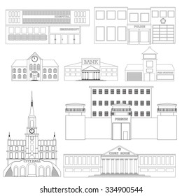 16,721 School building outline illustration Images, Stock Photos ...