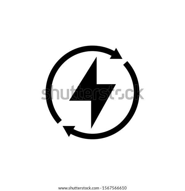 Vector Illustration Solar Energy Symbol Icon Stock Vector (Royalty Free ...