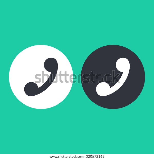Vector Illustration Solid Phone Icon Can Stock Vector (Royalty Free ...