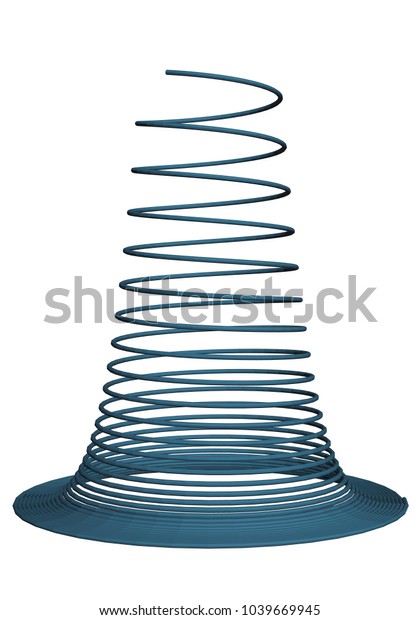 Vector Illustration Spiral 3d Background Spiral Stock Vector (Royalty ...
