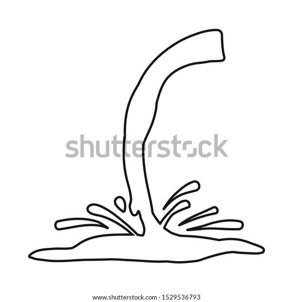 Vector Illustration Splash Splashing Sign Web: vector de stock (libre ...