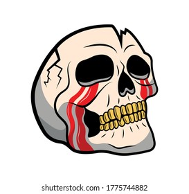 1,359 Bloody skull Stock Illustrations, Images & Vectors | Shutterstock
