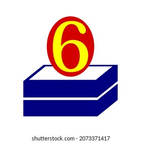 Vector Illustration Stacked Cargo Box Symbol Stock Vector (Royalty Free ...