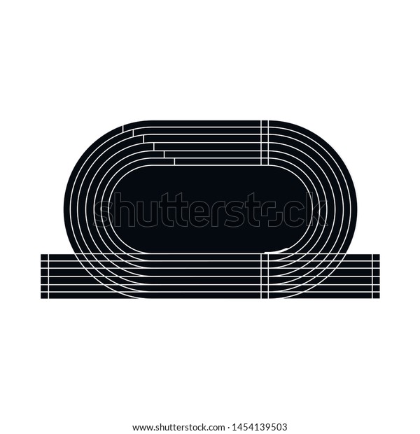 Vector Illustration Stadium Athletics Logo Collection Stock Vector ...