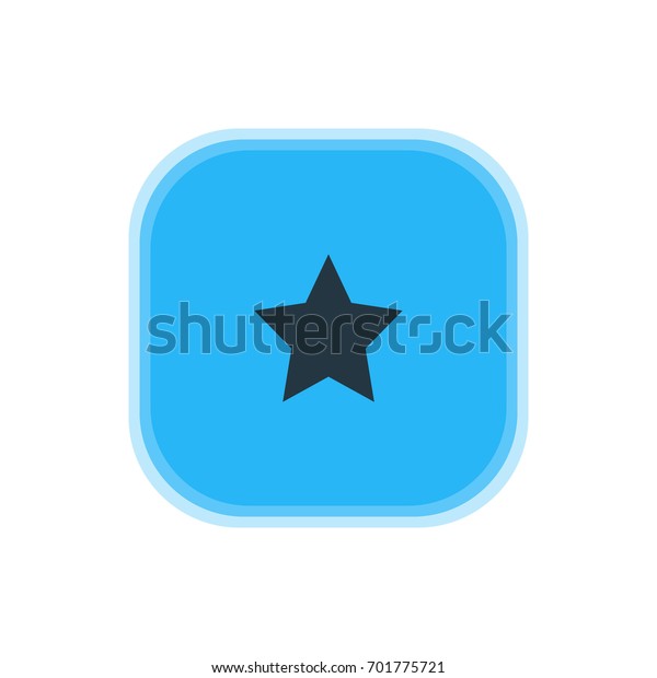 Vector Illustration Star Icon Beautiful Map Stock Vector (Royalty Free ...