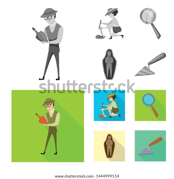 Vector Illustration Story Items Sign Set Stock Vector (Royalty Free ...
