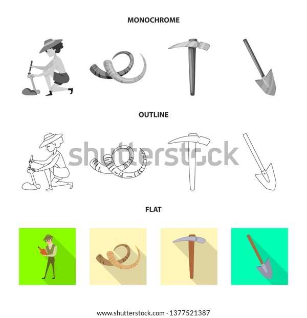 Vector Illustration Story Items Symbol Set Stock Vector (Royalty Free ...