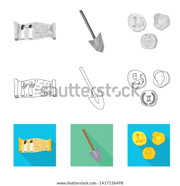 Vector Illustration Story Items Symbol Set Stock Vector (Royalty Free ...