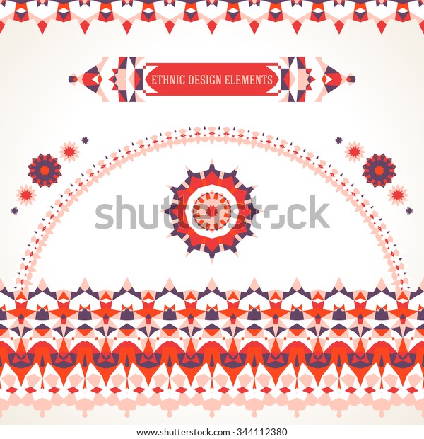 Vector Illustration Sun Symbol Red Colors Stock Vector (Royalty Free ...