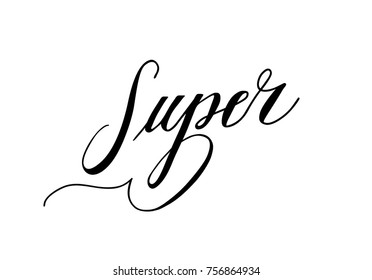 Typography Calligraphy Word Art Text Vector Stock Vector (Royalty Free ...