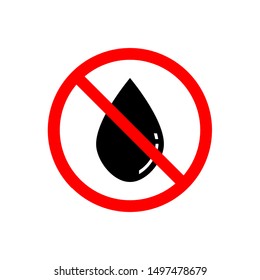 Vector Illustration Symbol Prevent Getting Wet Stock Vector (Royalty ...