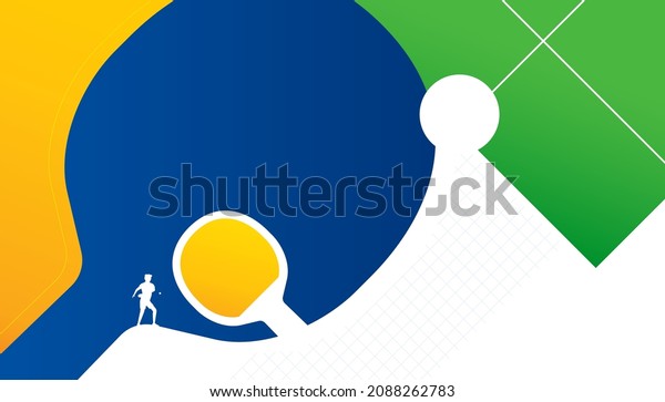 2,045 Table Tennis Abstract Stock Vectors, Images & Vector Art ...