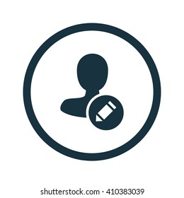 Vector Illustration Text User Icon Stock Vector (Royalty Free ...