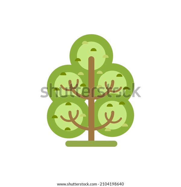 Vector Illustration Illustration Three Growing Mushrooms Stock Vector ...