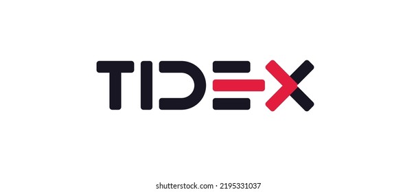 Vector Illustration Tidex Token Tdx Logo Stock Vector (Royalty Free ...