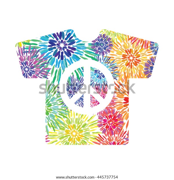 Vector Illustration Tie Dye Design Tshirt Stock Vector (Royalty Free ...