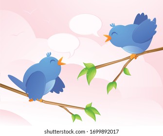 2,699 Bird Talk Cloud Images, Stock Photos & Vectors | Shutterstock