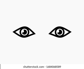 10,265 Two eyes icon Images, Stock Photos & Vectors | Shutterstock