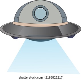 Vector Illustration Ufo Modern Ad Simple Stock Vector (Royalty Free ...