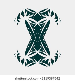 Vector Illustration Unique Symmetrical Motifs Room Stock Vector ...