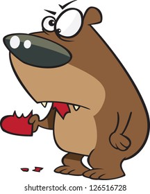 Vector Illustration Cartoon Bear Sticking Out: เวกเตอร์สต็อก (ปลอดค่า ...