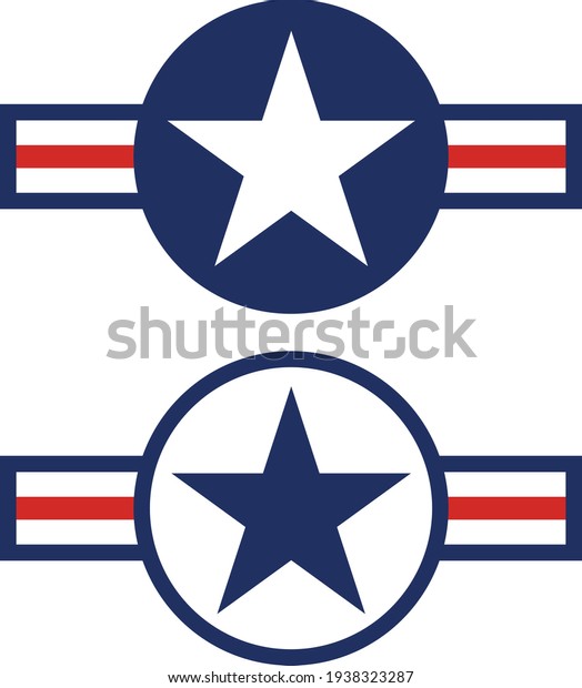 Vector Illustration Us Air Force Retro Stock Vector (Royalty Free ...