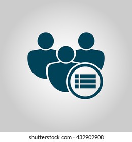 Vector Illustration User Detail Sign Icon Stock Vector (Royalty Free ...
