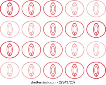Vector Illustration Vagina Stock Vector (Royalty Free) 292437239 ...