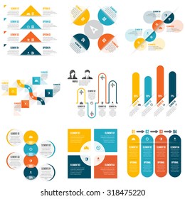 Vector Illustration Various Mix Infographic Design Stock Vector ...