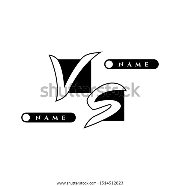Vector Illustration Versus Logo Icon Isolated Stock Vector (Royalty ...