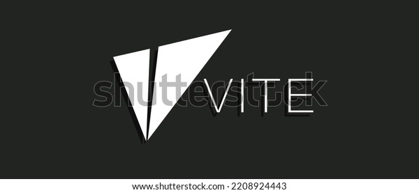 Vector Illustration Vite Coin Logo Brand Stock Vector (Royalty Free ...