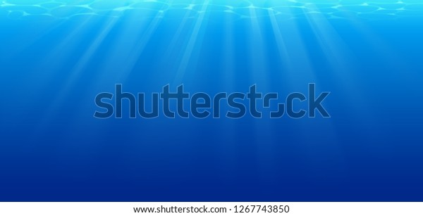 Vector Illustration Water Column Deep Stock Vector (Royalty Free ...