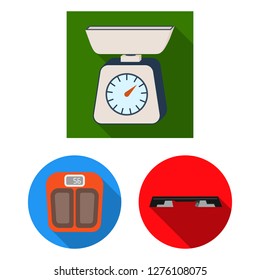 Vector Illustration Weight Lab Symbol Set Stock Vector (Royalty Free ...