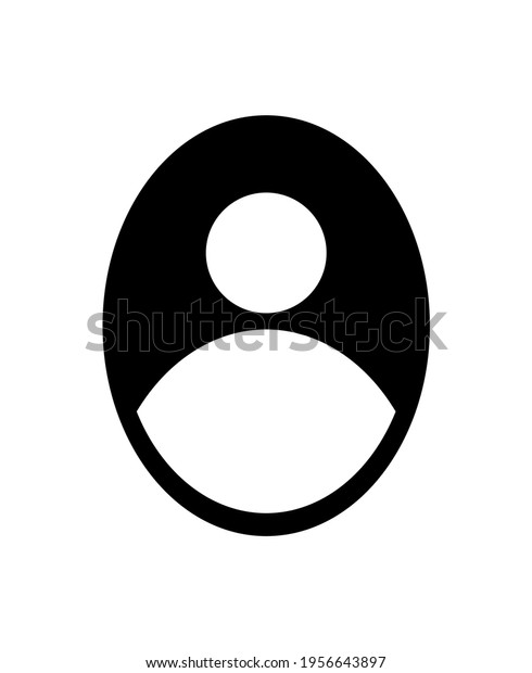 Vector Illustration White Man Symbol On Stock Vector (Royalty Free ...