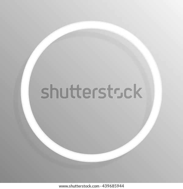 Vector Illustration White Paper Circle Notes Stock Vector (Royalty Free ...