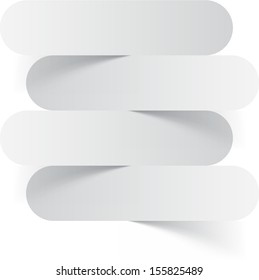 Vector Illustration White Paper Infographics Template Stock Vector ...